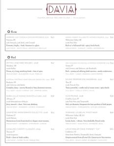 Vino – Davia Restaurant